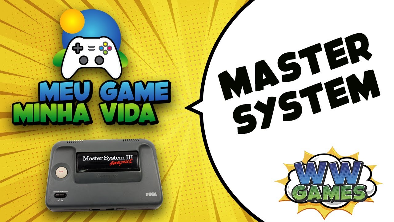 MEU GAME MINHA VIDA - MASTER SYSTEM - YouTube