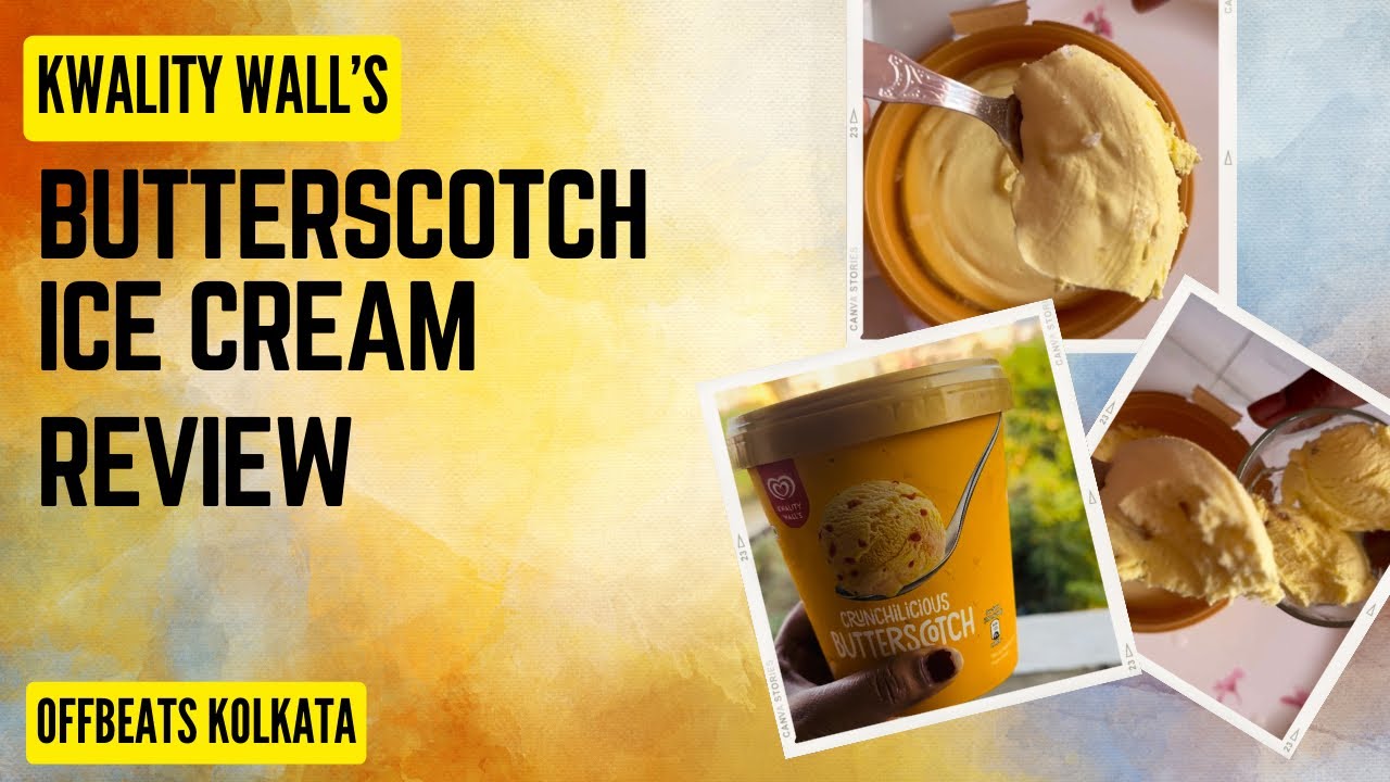 kwality Walls Butter Scotch Ice cream Review #kwalitywalls #icecream # ...