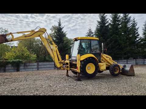NEW HOLLAND LB 95 B Backhoe loader - YouTube