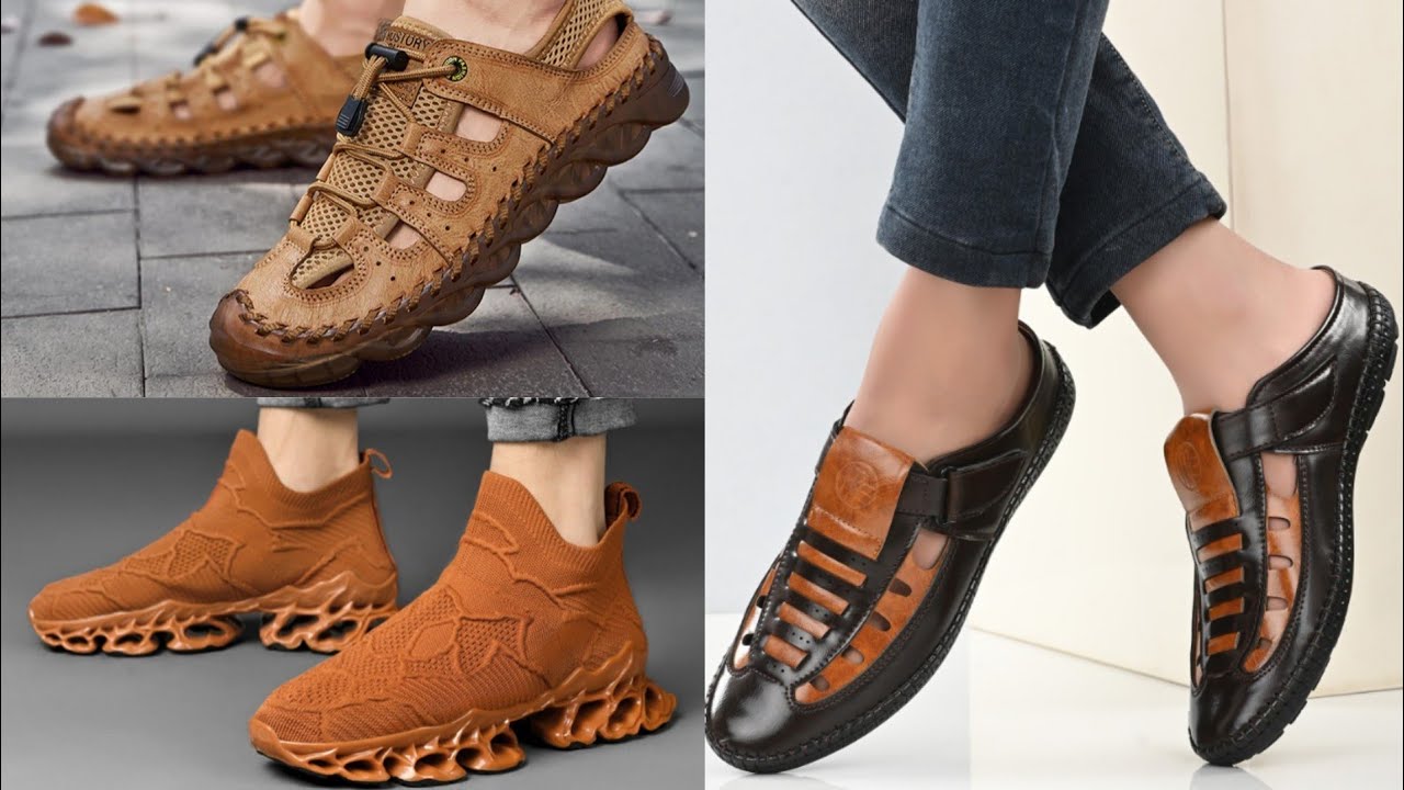 55 Mens Footwear Designs Sandals Designs And Best Collection - YouTube