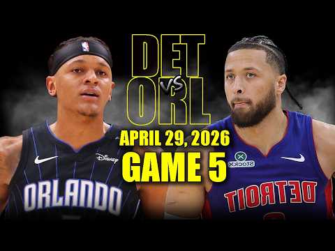 Detroit Pistons vs Orlando Magic Full Game 5 Highlights - April 29, 2026 | NBA Playoffs