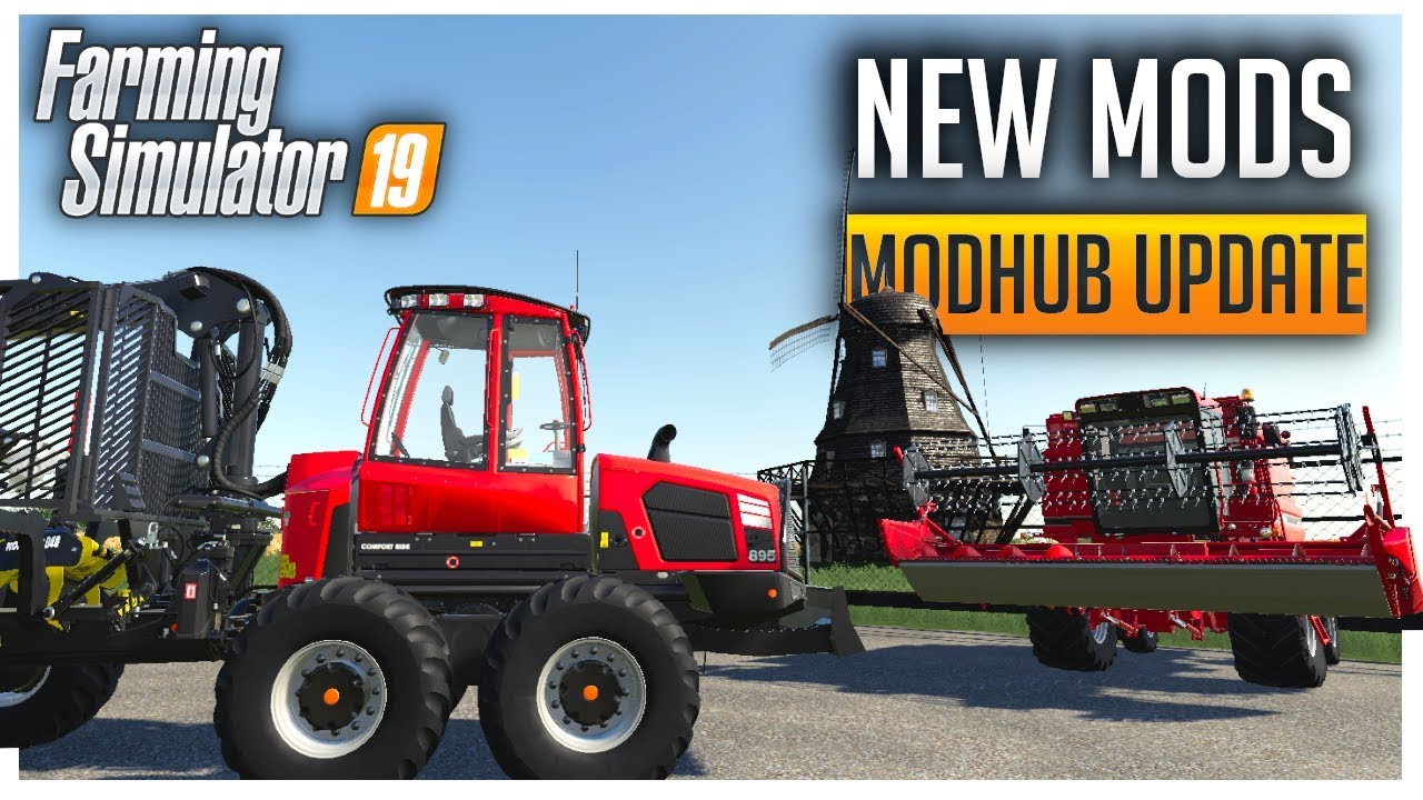 New Komatsu and Case Mods | ModHub Update | Farming Simulator 19 - YouTube