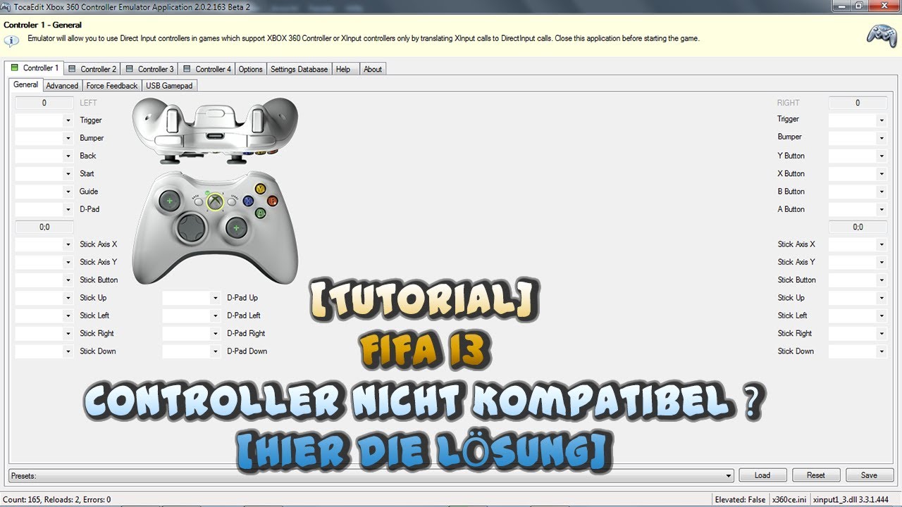 [Tutorial] FIFA 13 - Controller nicht kompatibel ? Rechter Analog Stick ...