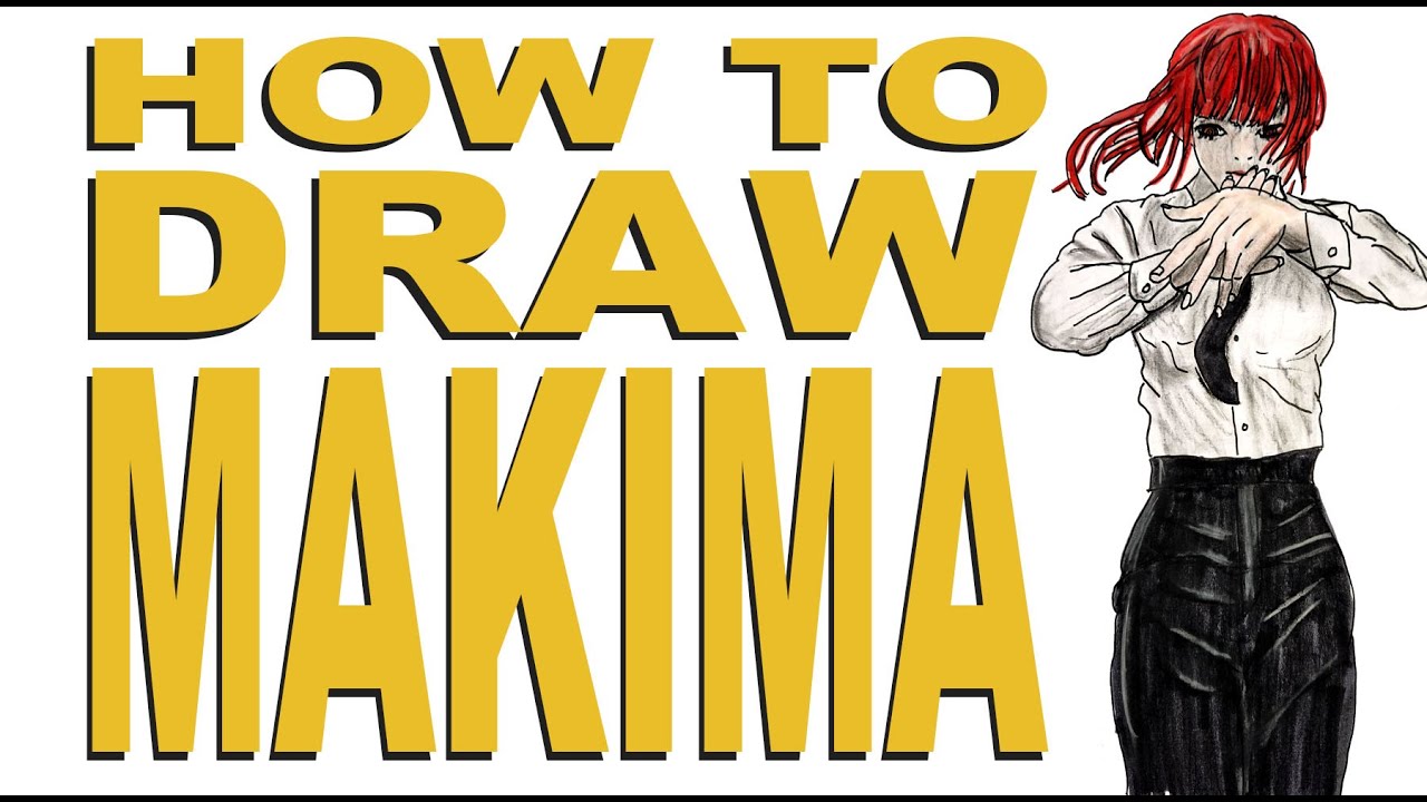 How to draw Makima (Chainsaw Man) - YouTube