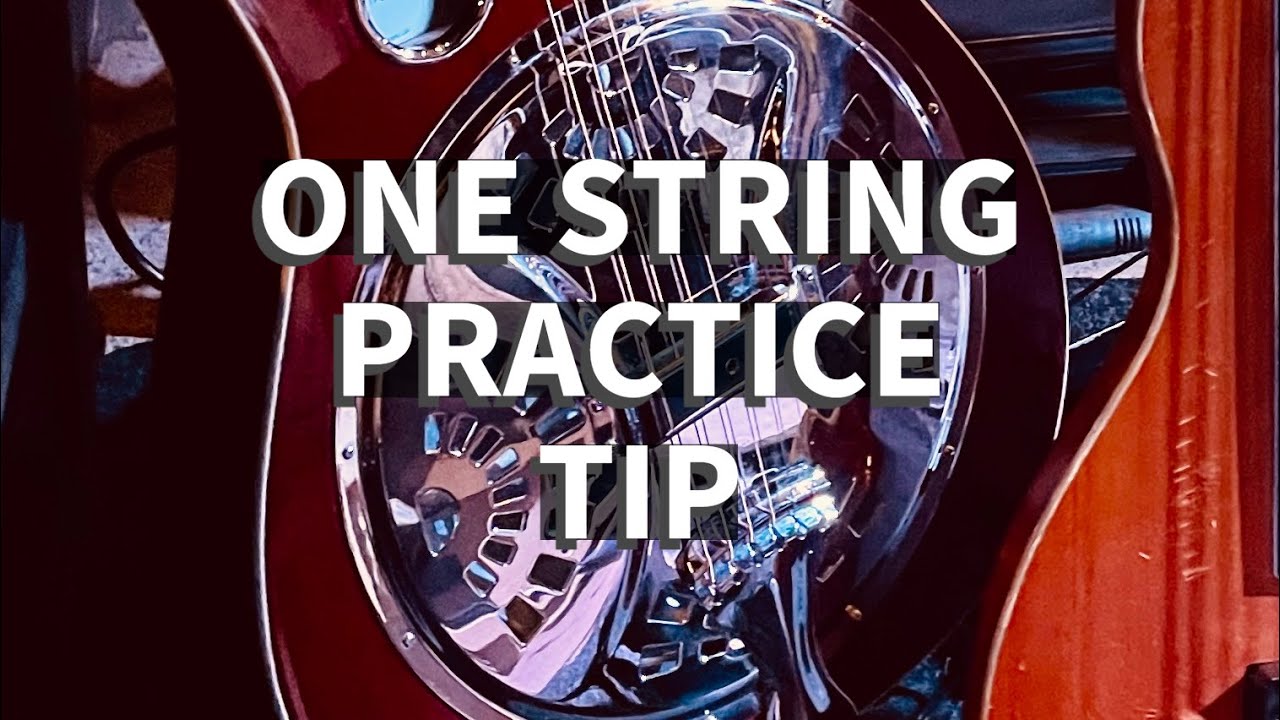 Free Dobro Lesson | One String Practice Tip - YouTube