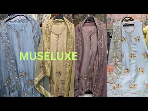 Muselux designs || wedding dresses 2025 | Real Stone Embalishment Hand ...