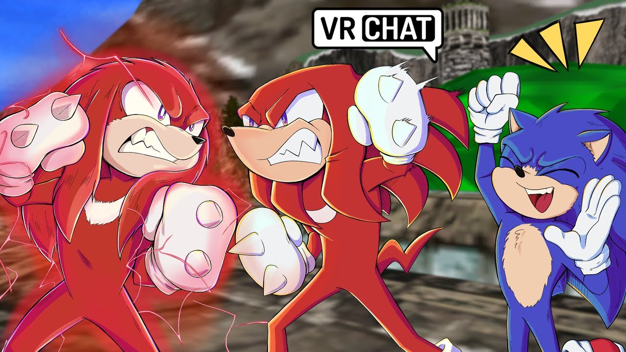 Movie Knuckles Encounters ANOTHER Knuckles?! (VR Chat) - YouTube