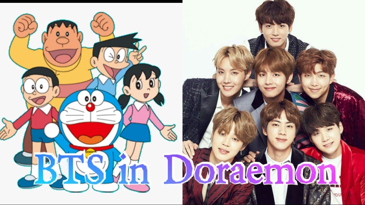 BTS Members in Doraemon Characters 💜💜💙💙|| BTS VS Doraemon ️|+ New intro ...