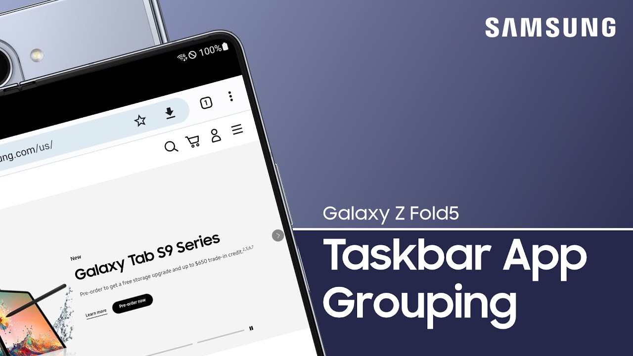 Group your favorite apps with the Samsung Z Fold Taskbar | Samsung US ...