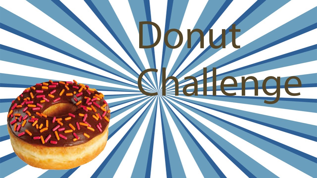 FUNNY!! Donut Challenge - YouTube