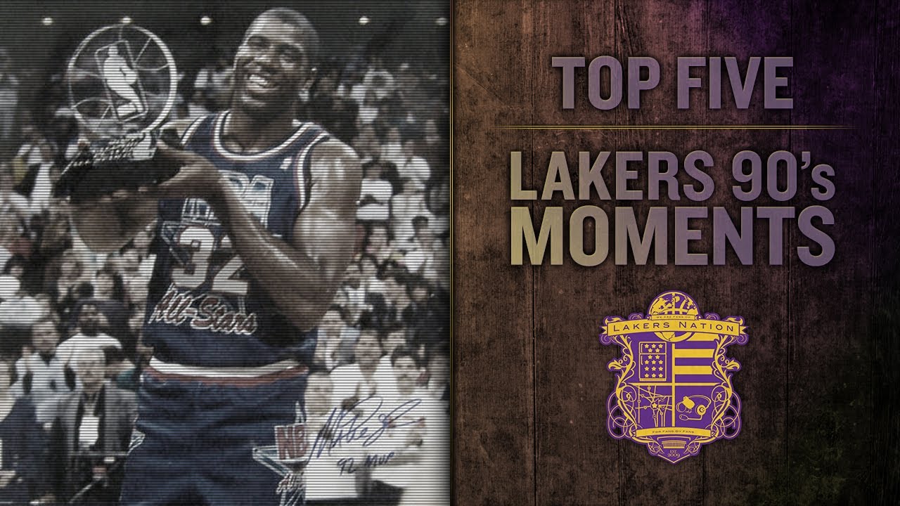 Lakers Nation Best Of: Top 5 Lakers Moments of the 1990's - YouTube
