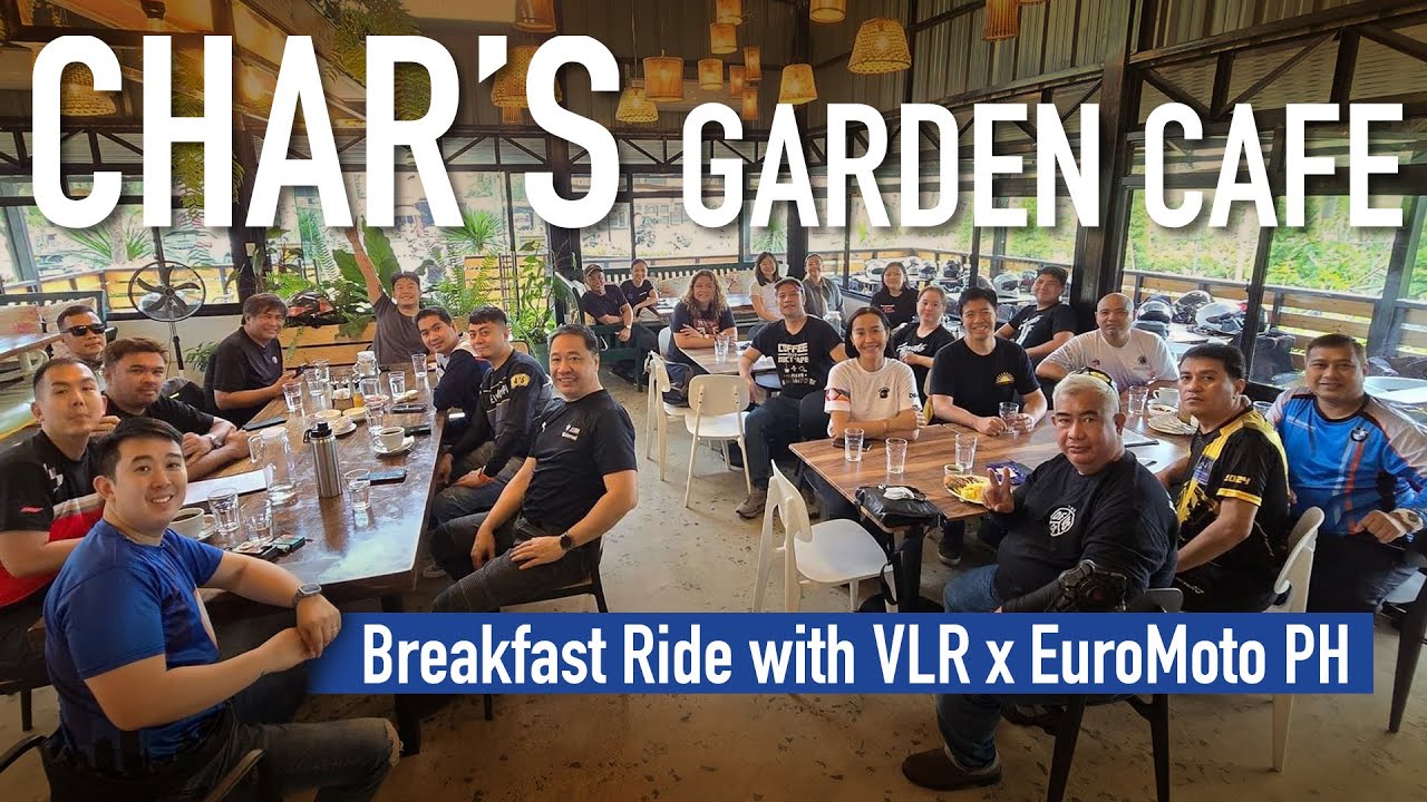 Breakfast Ride | CHAR'S GARDEN CAFE - YouTube