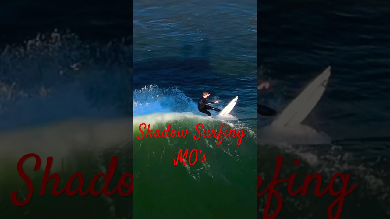 Surfing with Your Shadow #santacruz #california #djicowboy #fpv # ...