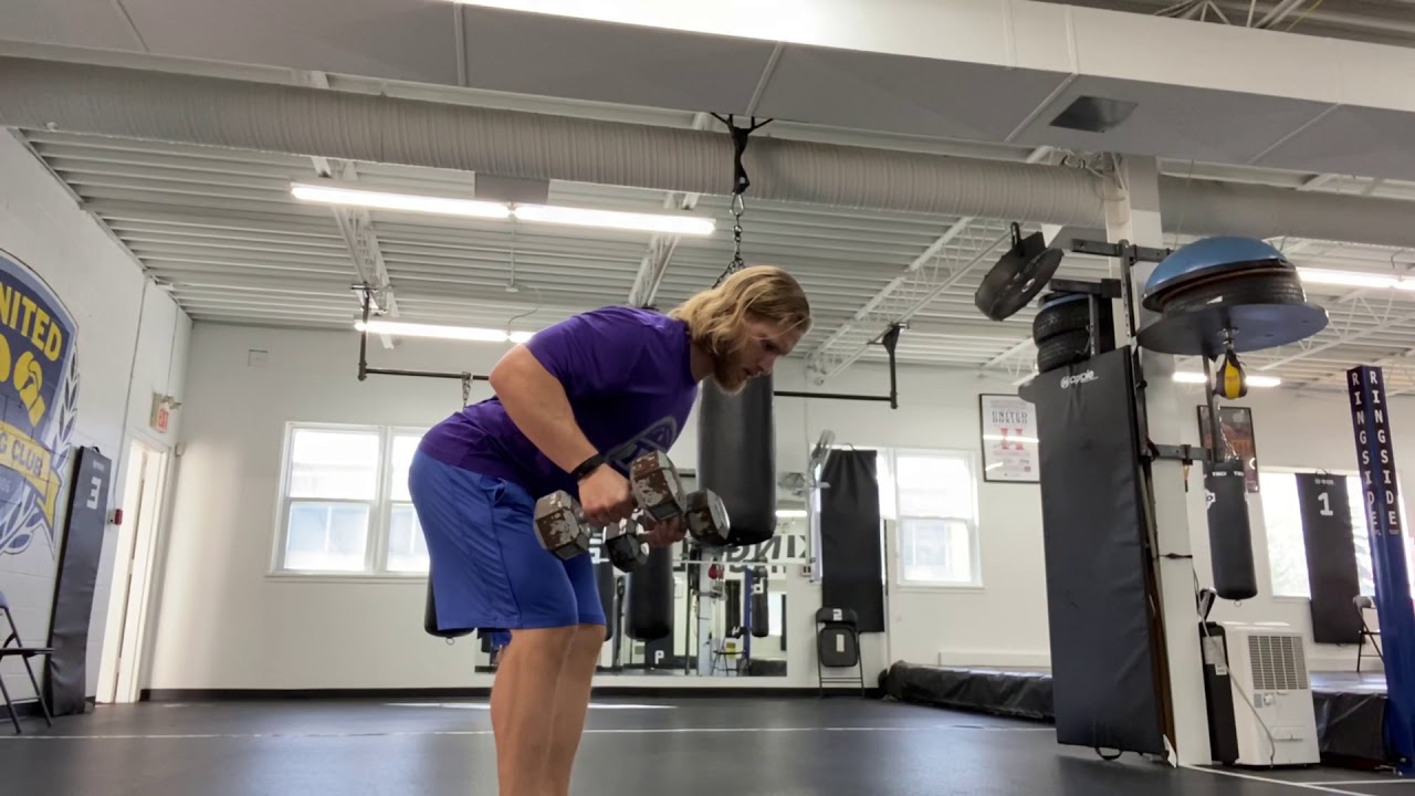 DB Bent Over Alternating Row with ISO Hold - YouTube