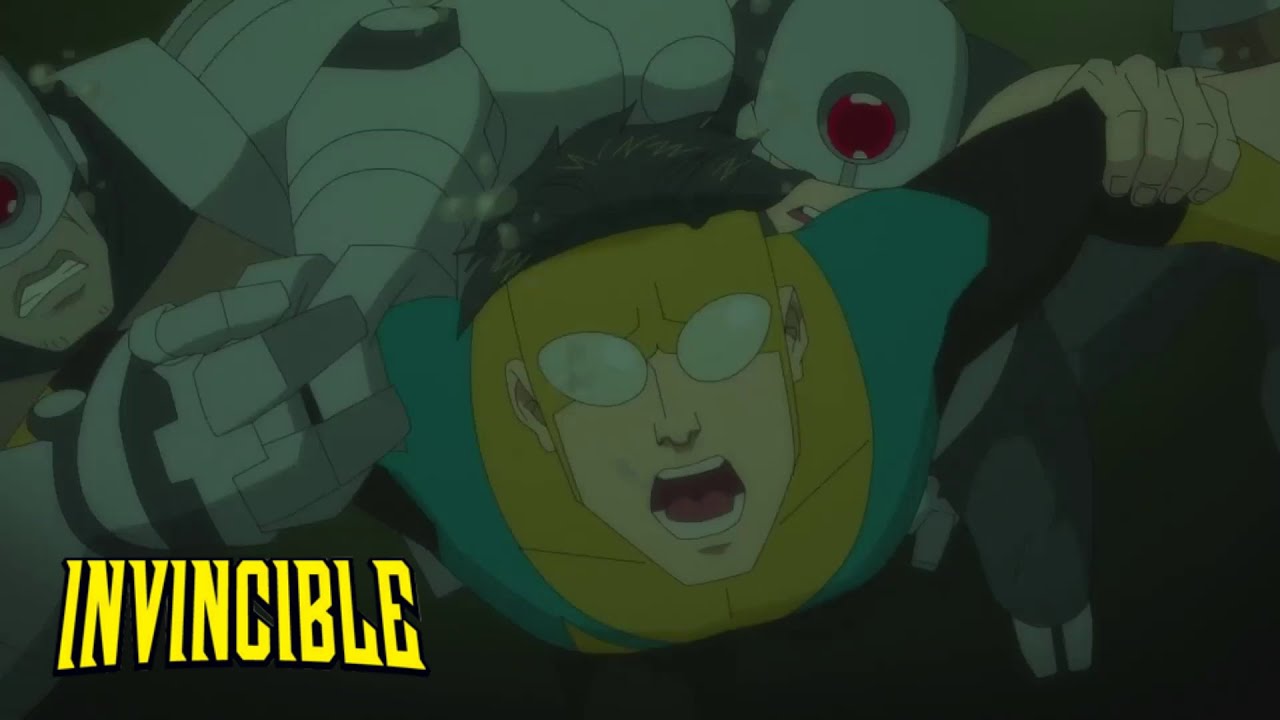 Invincible VS Cyborgs (Clip) | Invincible - YouTube