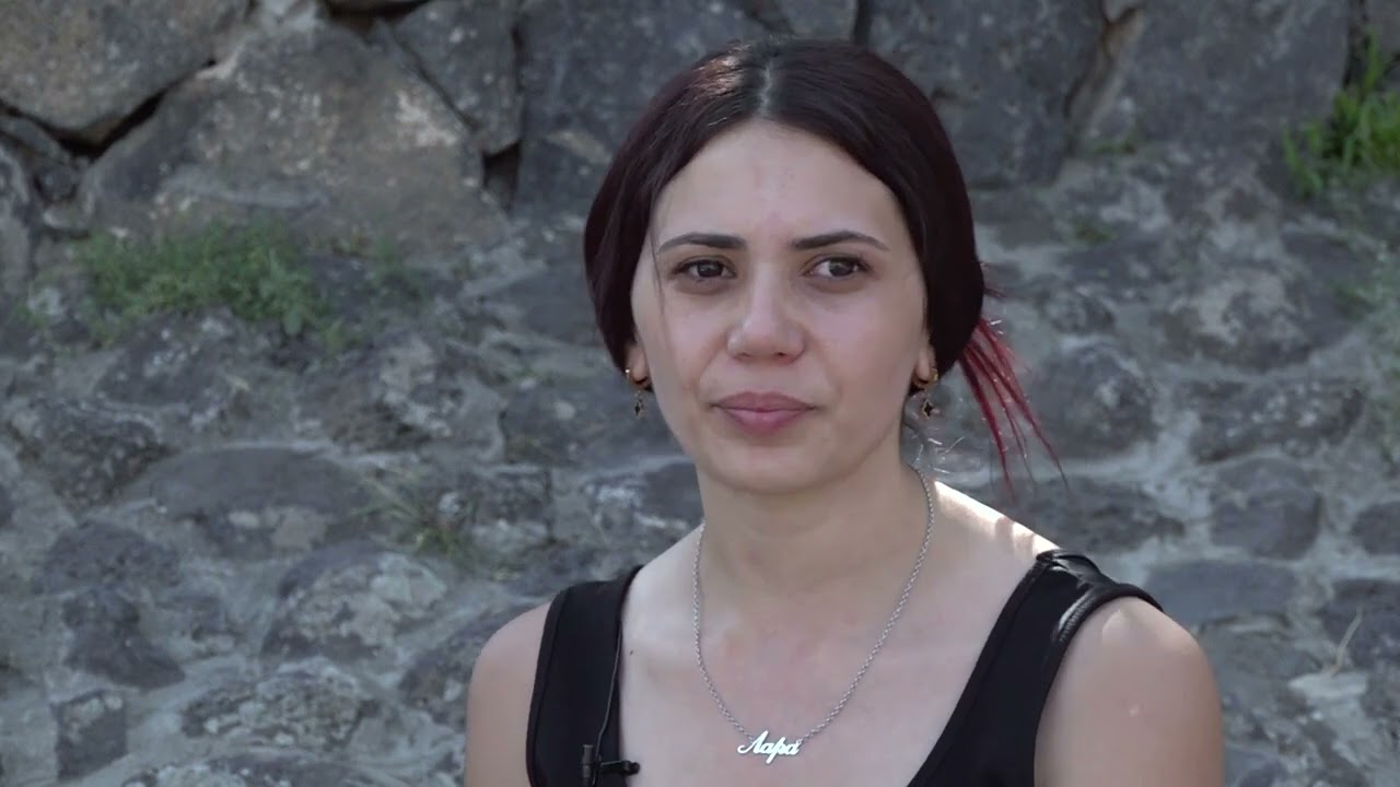 Lara Simonyan, wife of fallen soldier Karen Balayan - YouTube