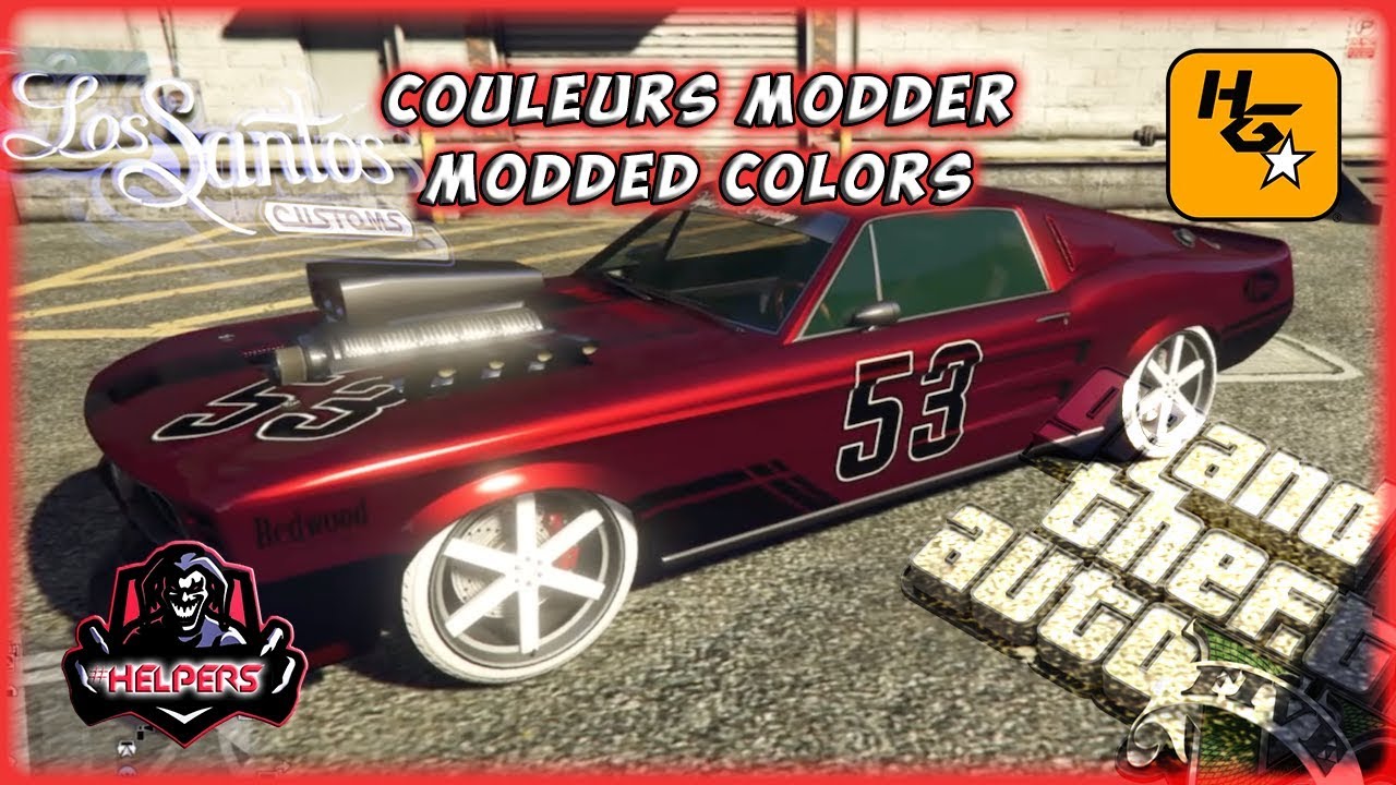 [ 💥 GTA 5 ONLINE 💥 ]🎨 NOUVELLE COULEUR MODDER CHOCA RED !!! (MODDED ...