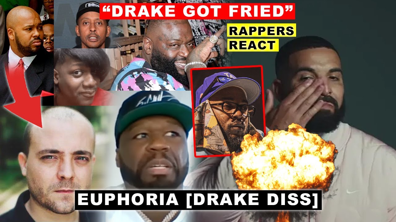 Euphoria [Drake DISS] - 10+ Rappers React as Kendrick EXPOSES Drake on ...