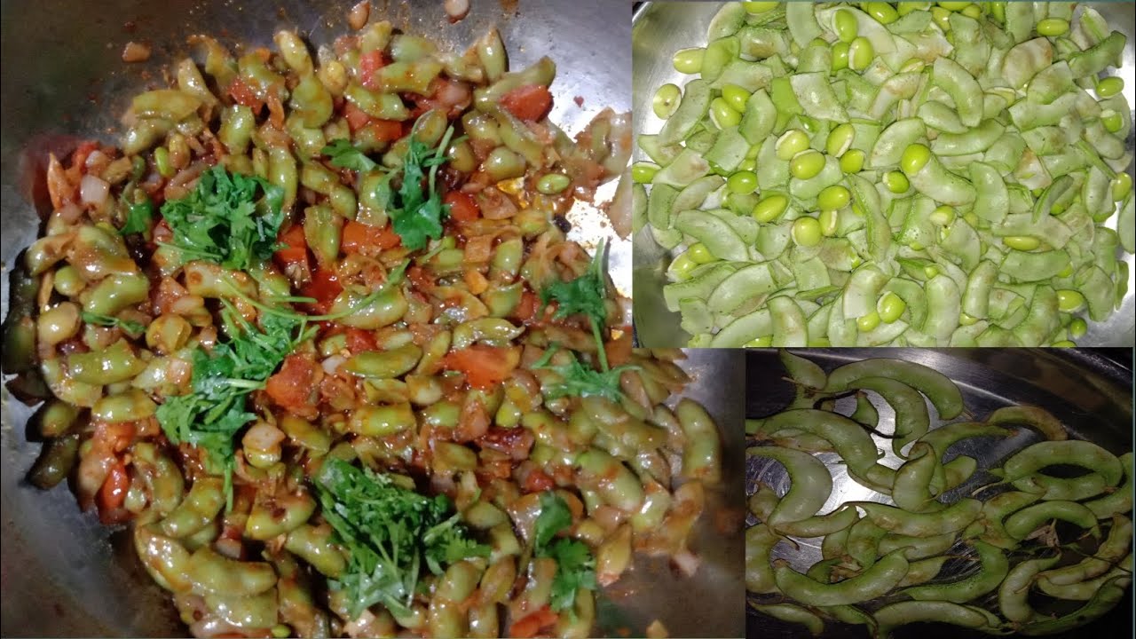 पावटा सुकी भाजी | pavta suki bhaji marathi recipe | मटन सारखी बनवा ...