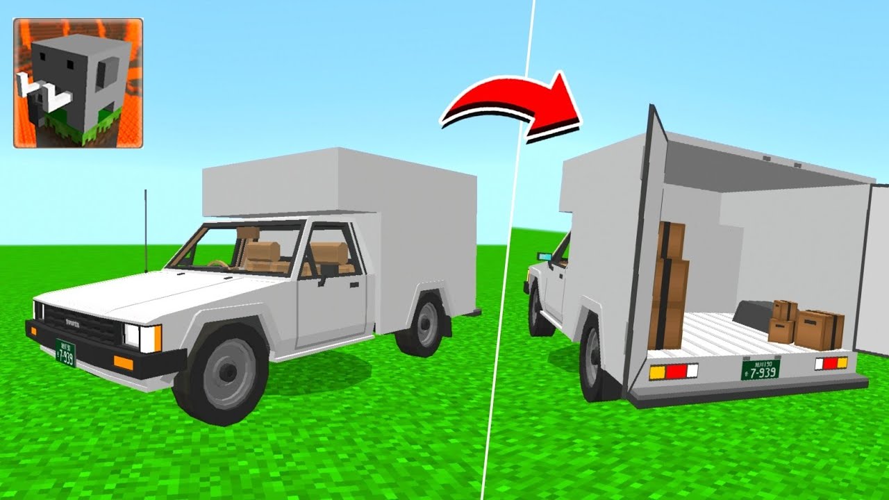 How to make a LORRY CAR in Craftsman Building Craft - YouTube