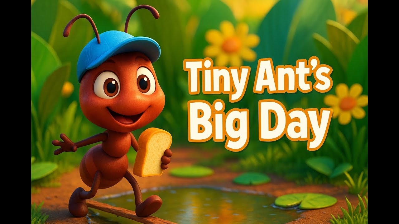 The Brave Little Ant | Fun Story Rhyme for Kids | KikiJoy Animated ...