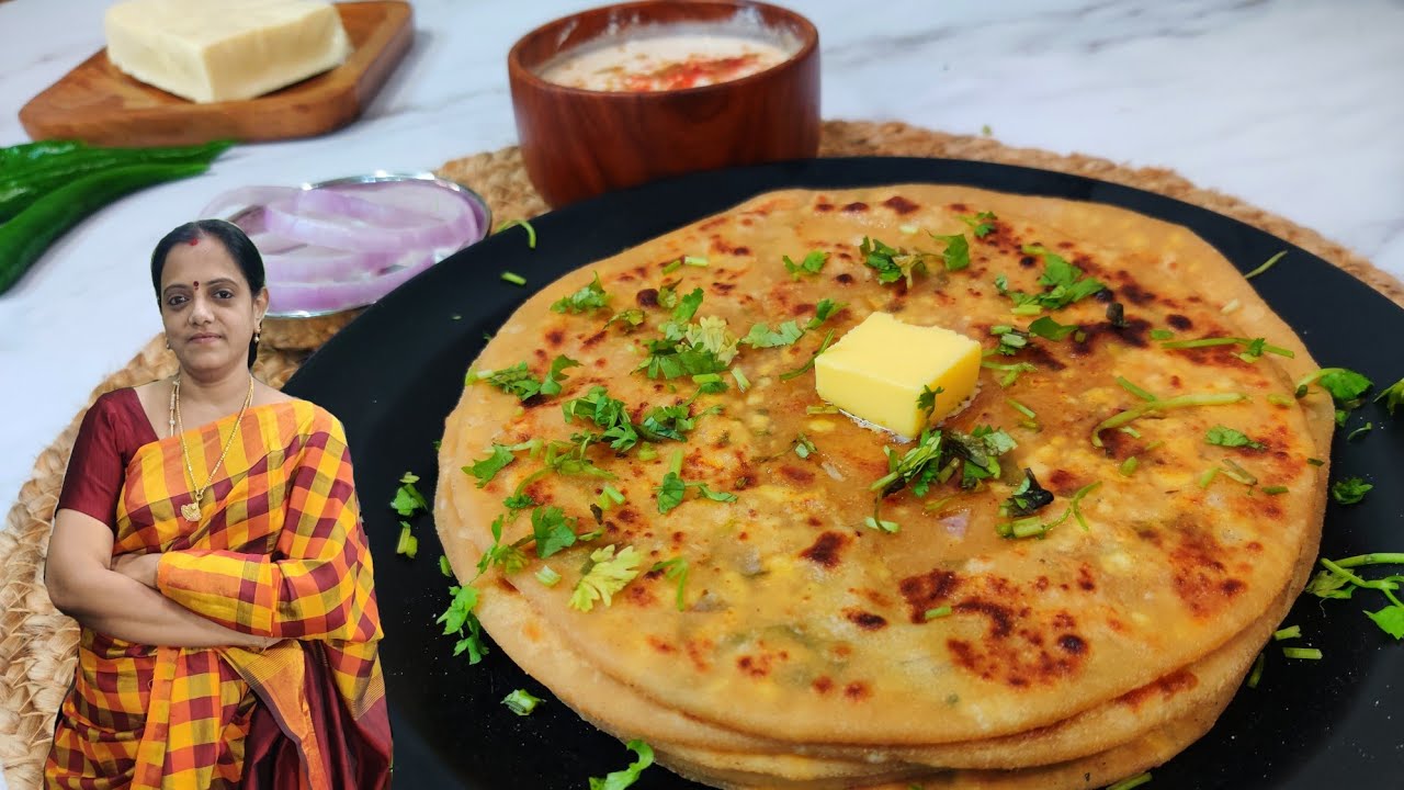 Paneer Stuffed Chapathi | Paneer Paratha | Stuffed Chapathi | Dinner ...