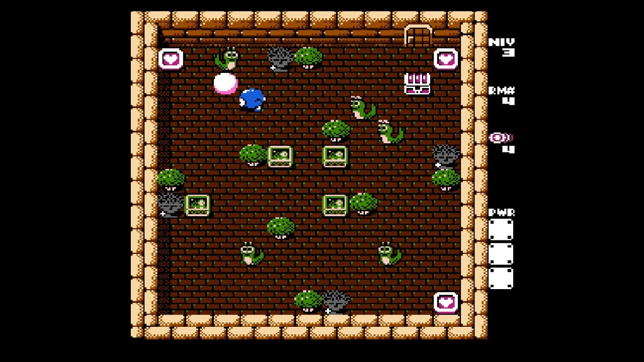 Adventures of Lolo 3 Level 3 Room 4 - YouTube