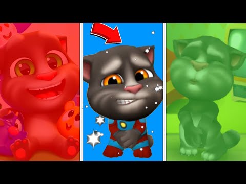 Mèo Talking Tom Dancing Baby - Dancing Tom Colors - TIK TOK (10)