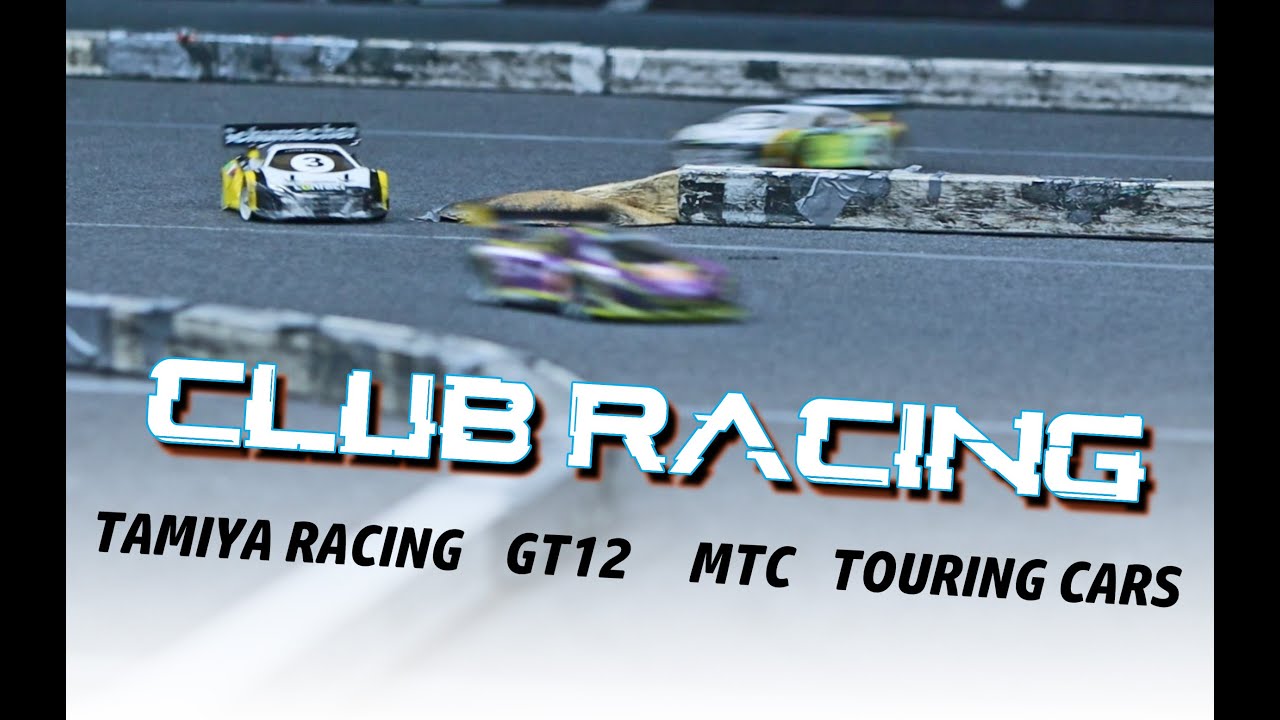 RC car carpet racing club night - YouTube
