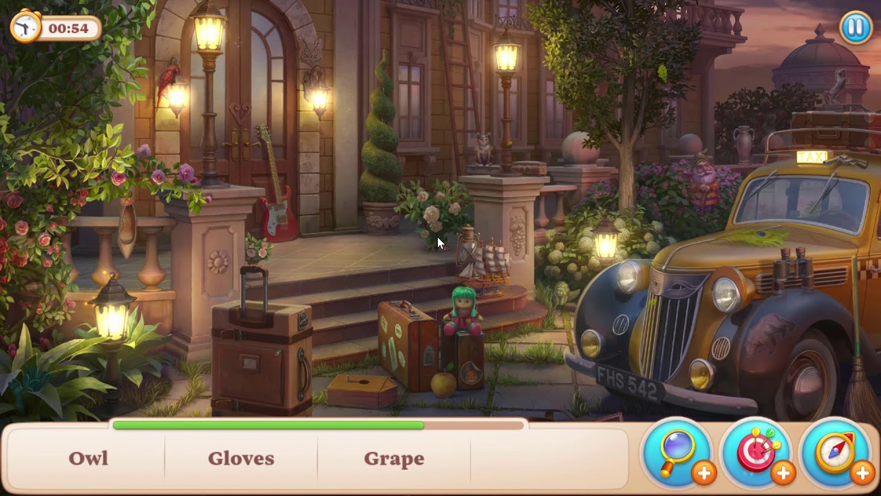 Manor Matters hidden objects #33 Main Entrance: dog,birdcage,lizard ...