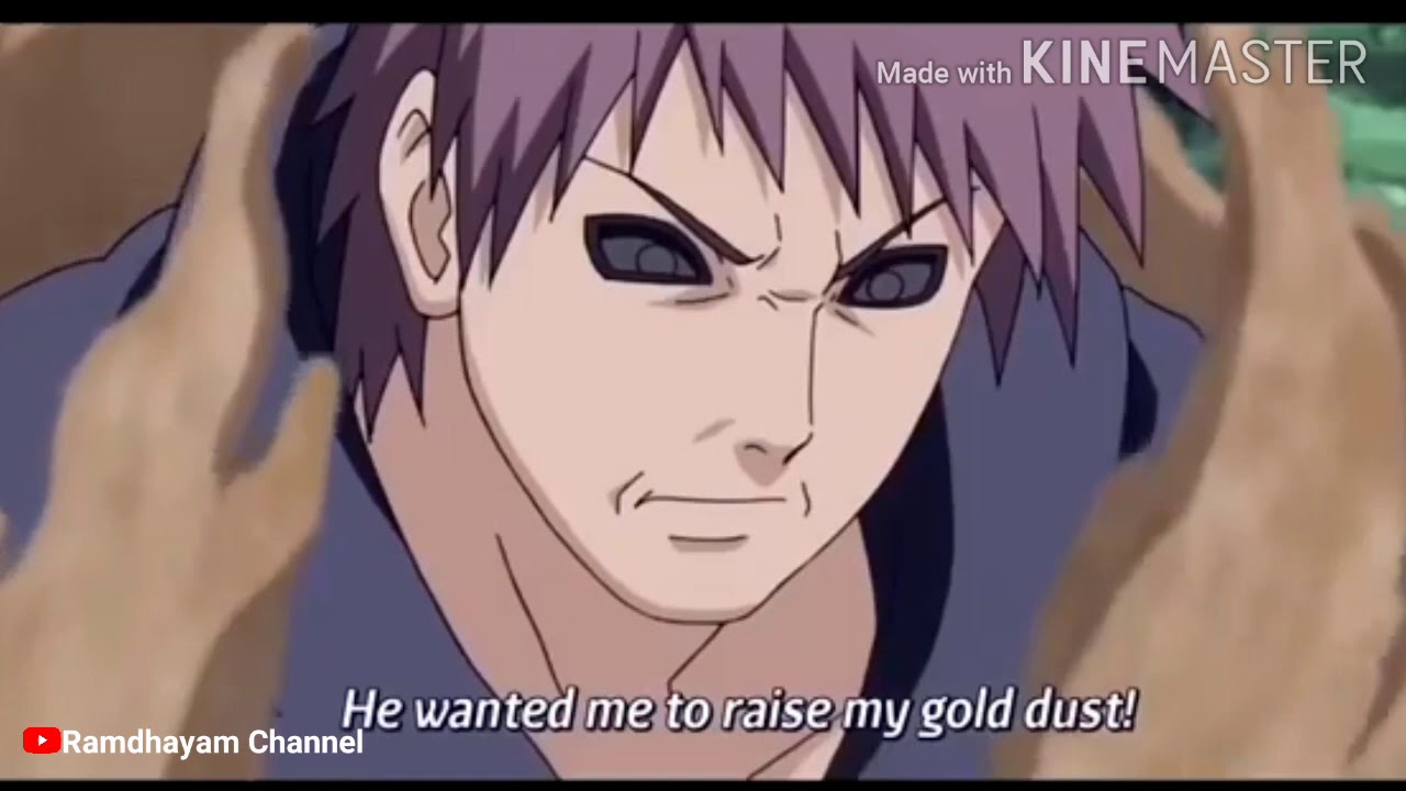 NARUTO - Gaara vs His Father Full Fight - YouTube