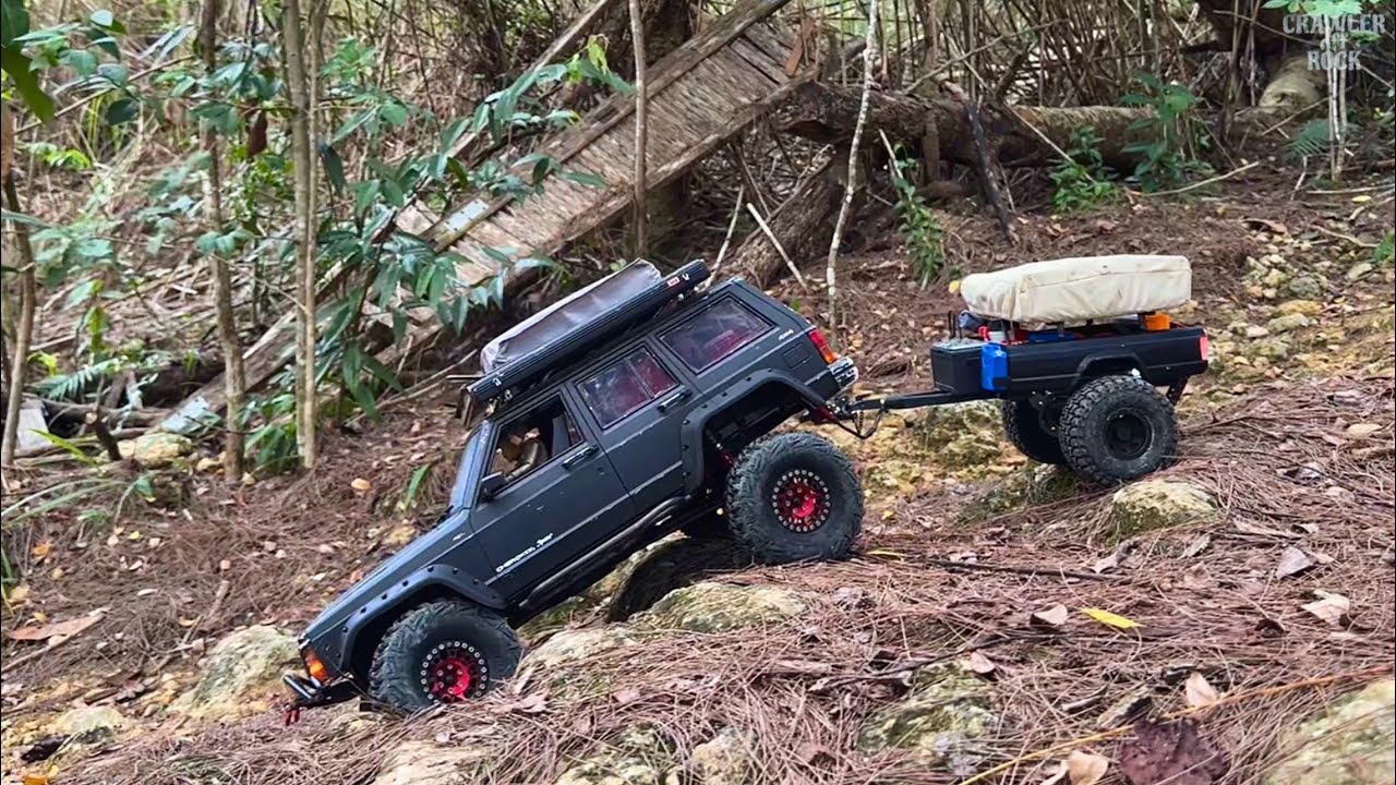 Rc Crawler 1//10 Scale: Jeep Cherokee XJ (Traxxas TRX4) Overland ...