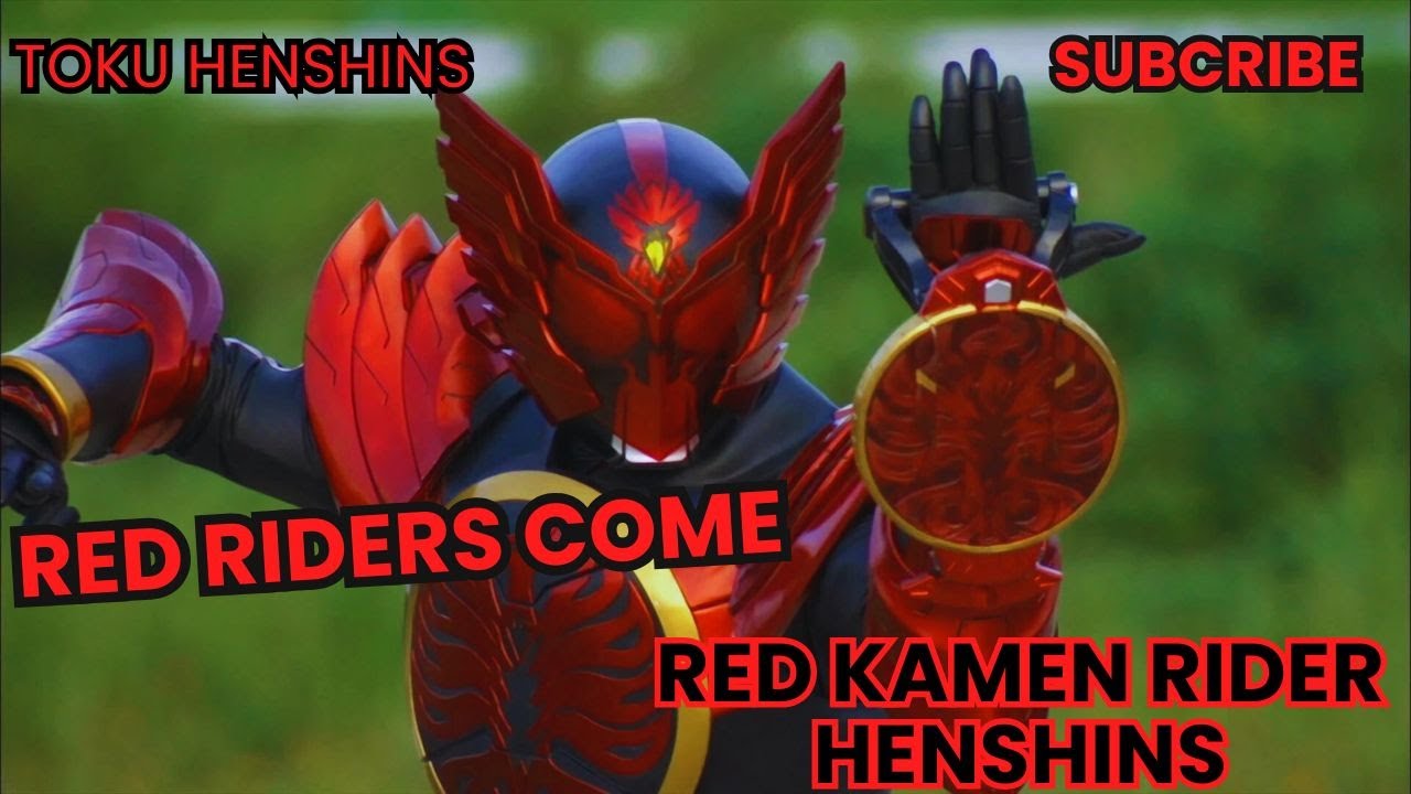 Some Of The Best Red Kamen Riders #kamenrider - YouTube