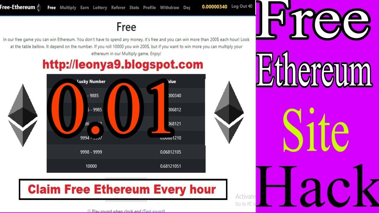 Free Ethereum Site Hacking Trick 1000% working 2019 - YouTube