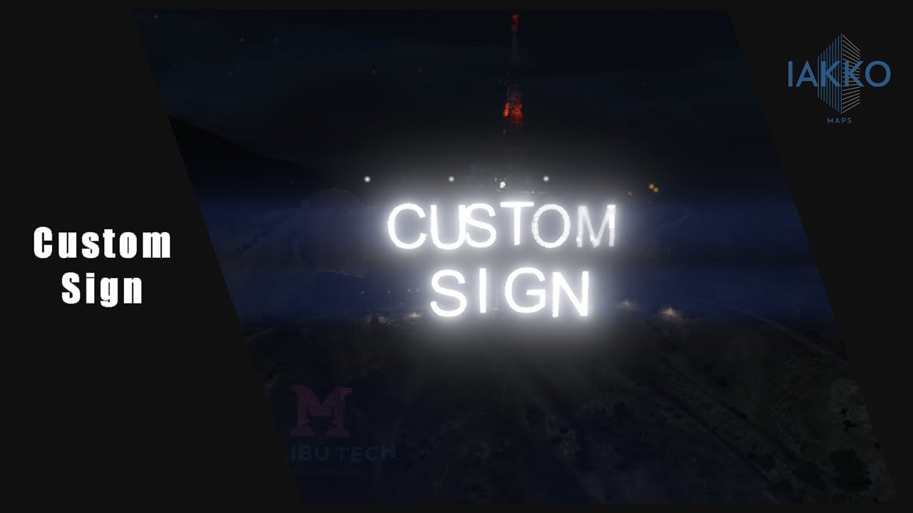[GTA 5/FIVEM Tutorial] Add a custom sign [Codewalker] - YouTube