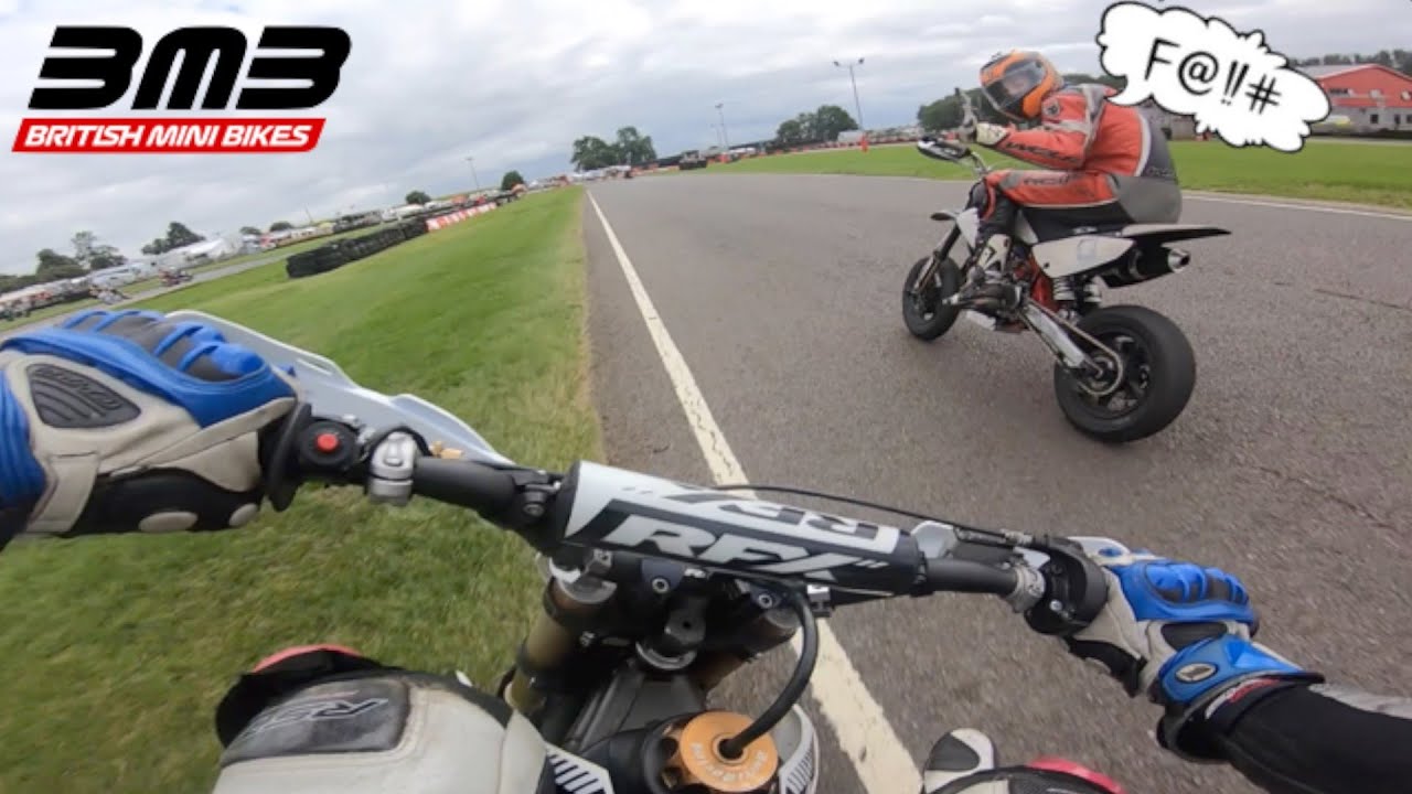 Racing British Mini Bikes On A Bucci SuperMoto!! - YouTube