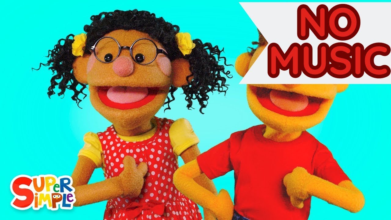 Super Simple Songs - What's Your Name? (Puppet Version) - [No Music ...