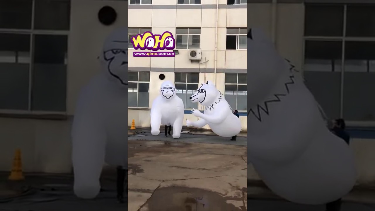 Inflatable Animal Costume For City Parade Decoration - YouTube