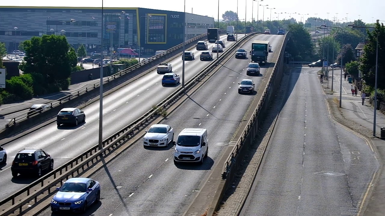Dunkirk flyover Nottingham in slow motion - YouTube