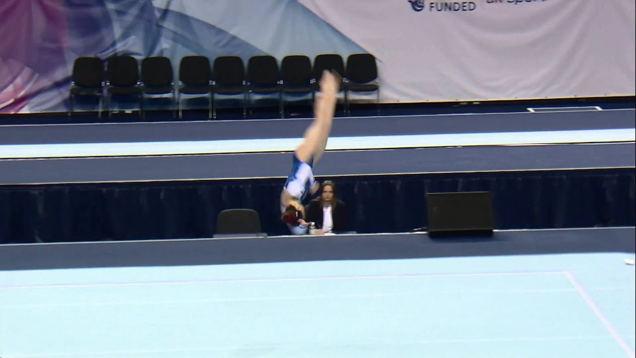 ANGEL ROMAEO - FLOOR- 2013 BRITISH CHAMPS - APPARATUS FINALS - YouTube
