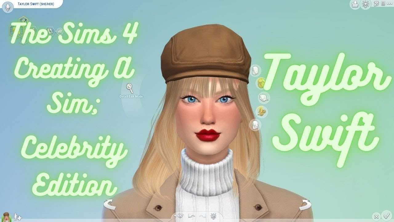 The Sims 4 Celebrity Sims BTS; Each of Taylor Swift's Eras In Albums On ...