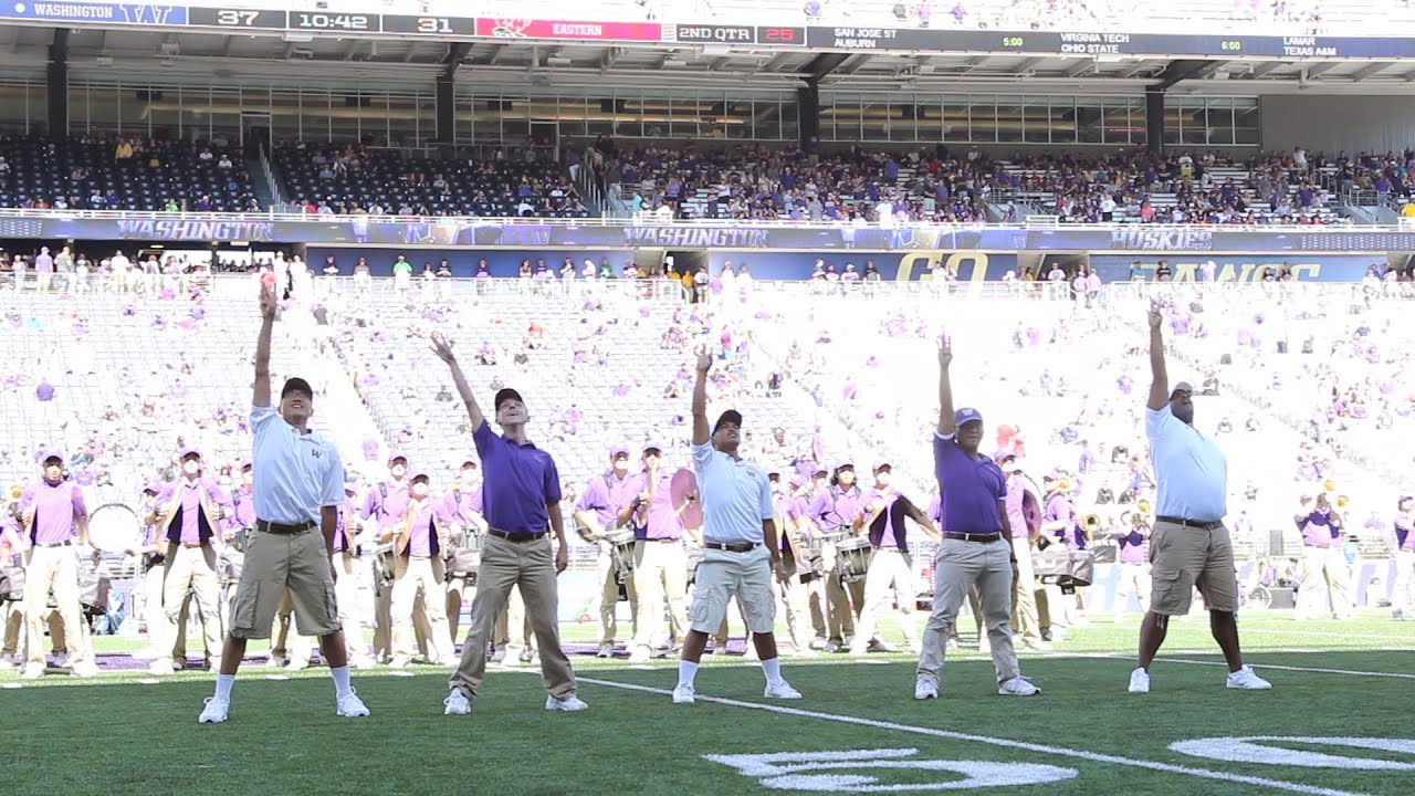 Husky Varsity-Alumni Band | UW vs EWU Halftime - "Boy Bands" 9.6.14 ...