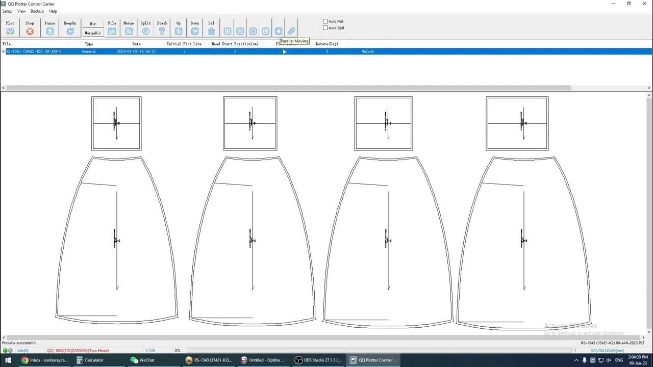 Optitex PDS HPGL Plotter - YouTube