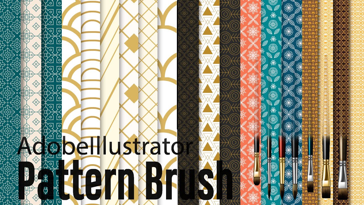 Pattern Brush | Adobe Illustrator | Stunning Designs Made Easy | Class ...