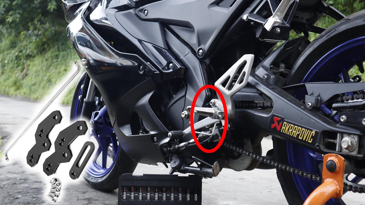 R15 V4 Footrest extension installed - YouTube