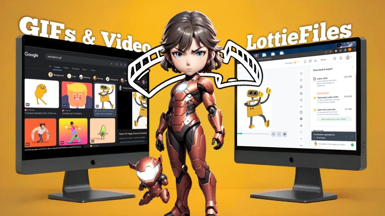Convert GIFs & Videos into Lottiefiles Animations (Let's Reveal) - YouTube