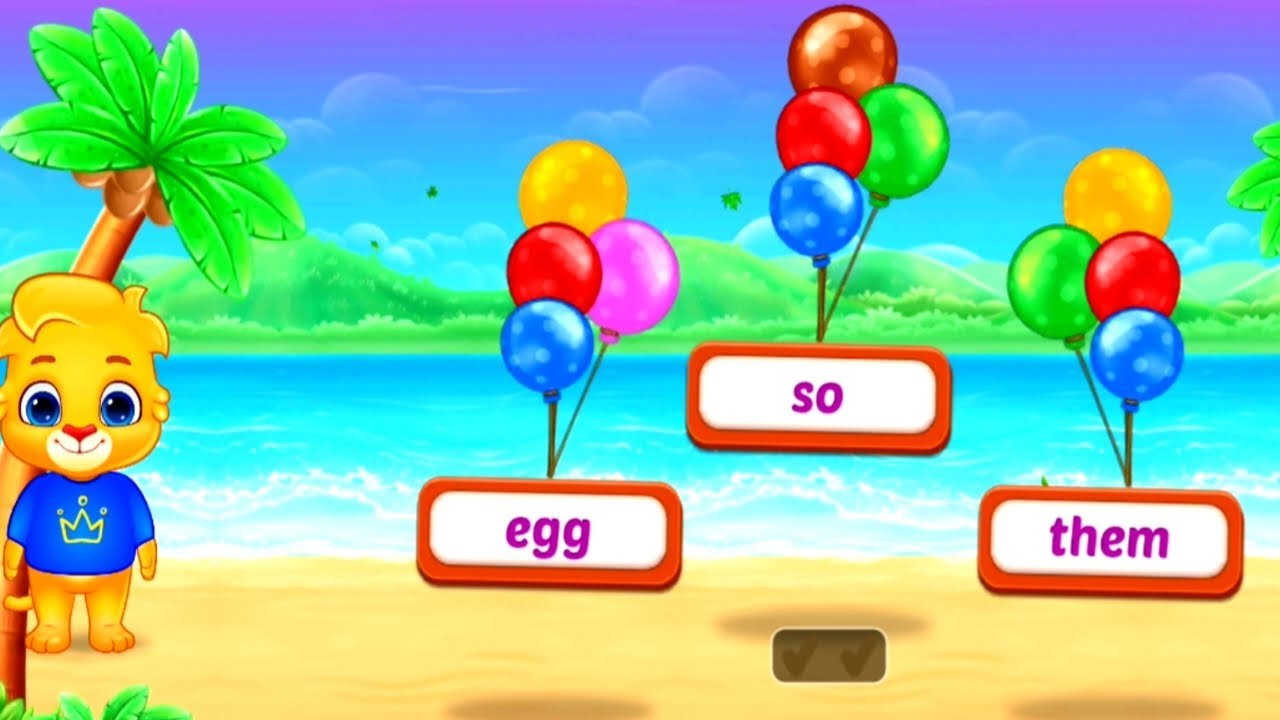 Sight Words ️ Learn to read 📝 Game for kids ️ part 56 - YouTube