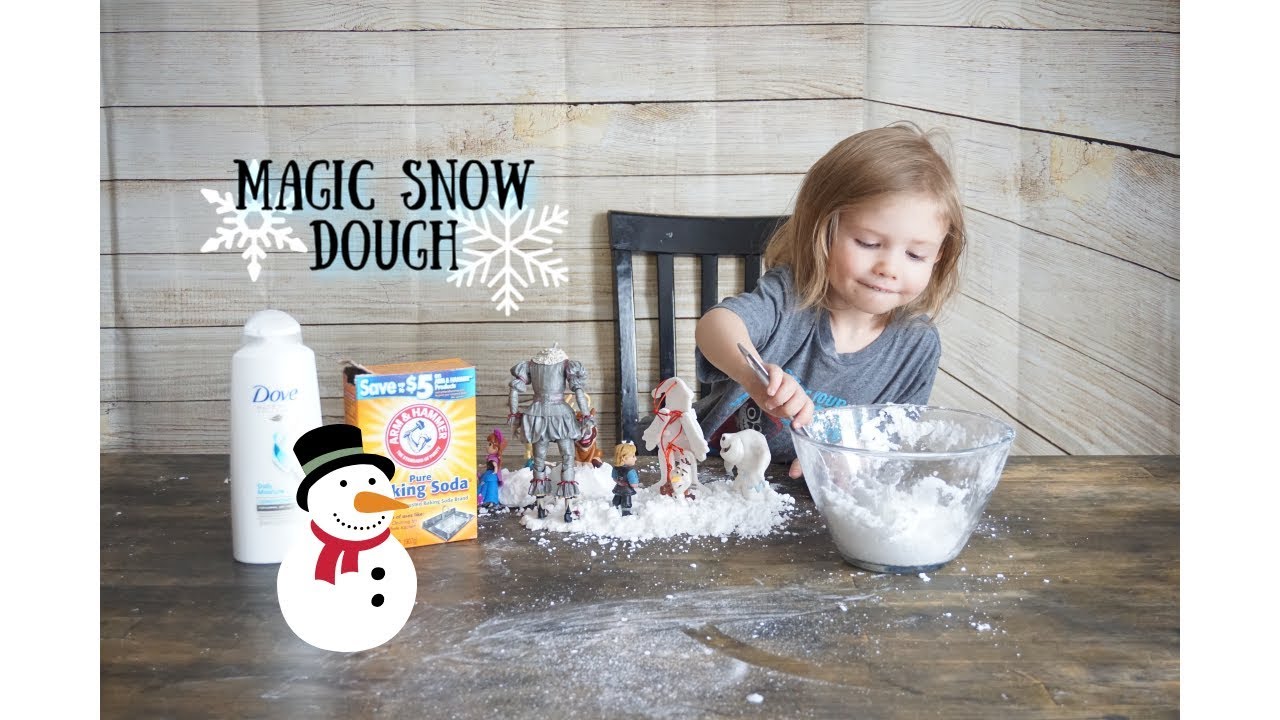 2 INGREDIENT INSTANT MAGIC SNOW RECIPE! LETS MAKE IT! - YouTube