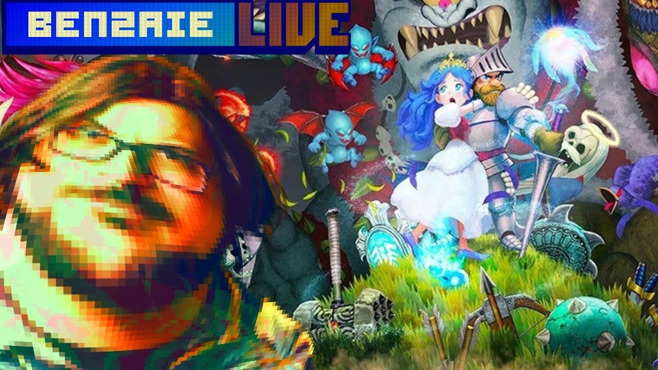 D'ail & Retry ! GHOST N GOBLINS RESURRECTION (découverte) Benzaie Live ...