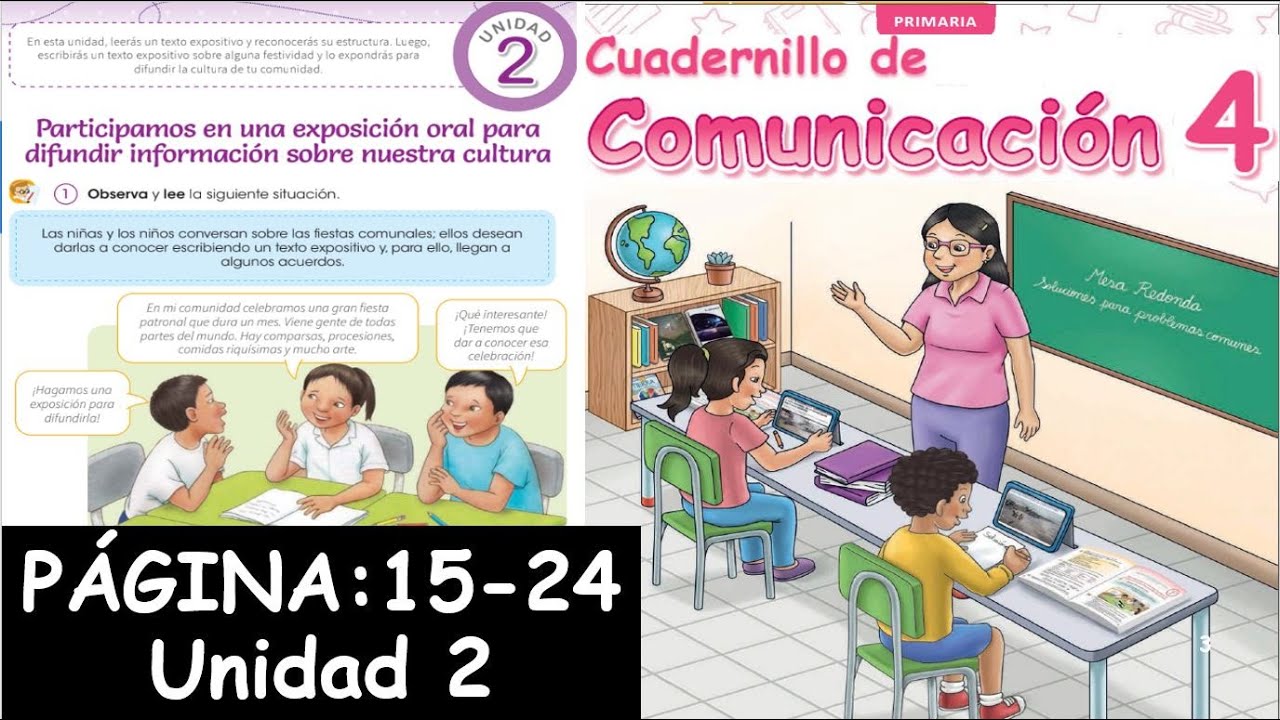 Unidad 2 - Participamos en una exposición oral para difundir ...